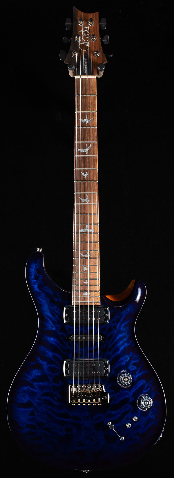 PRS Willcutt Exclusive Wood Library Modern Eagle V Color Blue Indigo Q ...