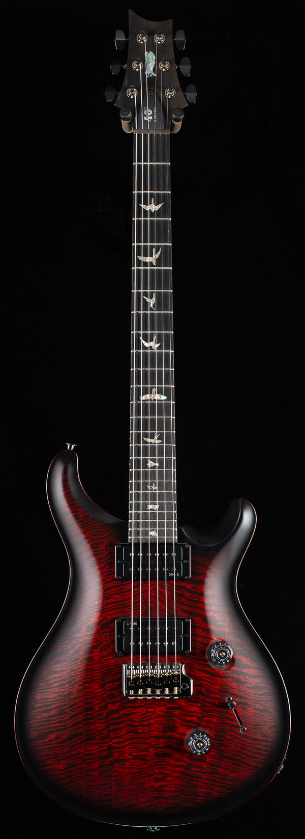 PRS 40th Anniversary Custom 24 Satin Figured Mango Top Fire Smokeburst ...