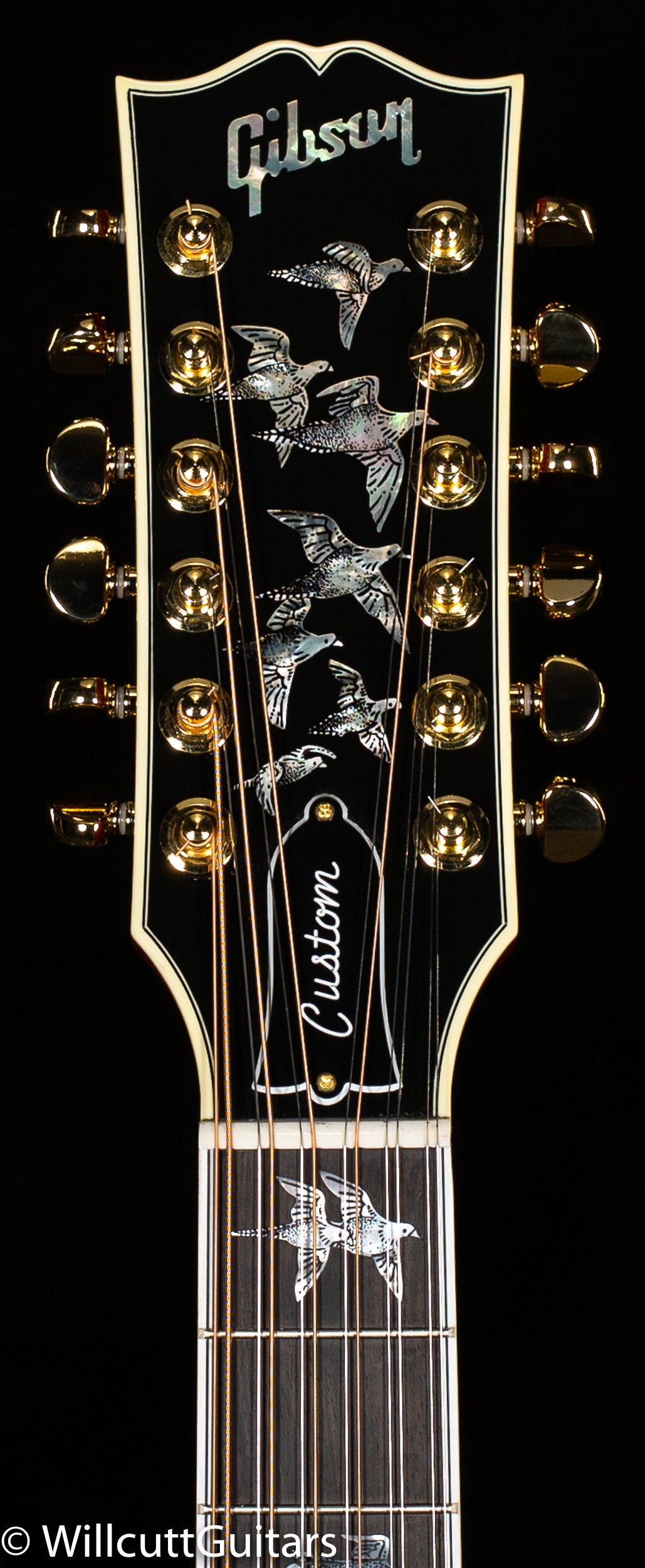 Gibson Doves in Flight 12 String Antique Natural (040) - Willcutt Guitars