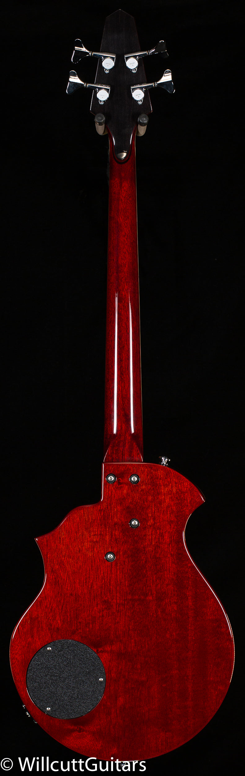 Rick Turner Model T Deluxe Bass, Zack Special 32" Scale Burgundy (807 ...