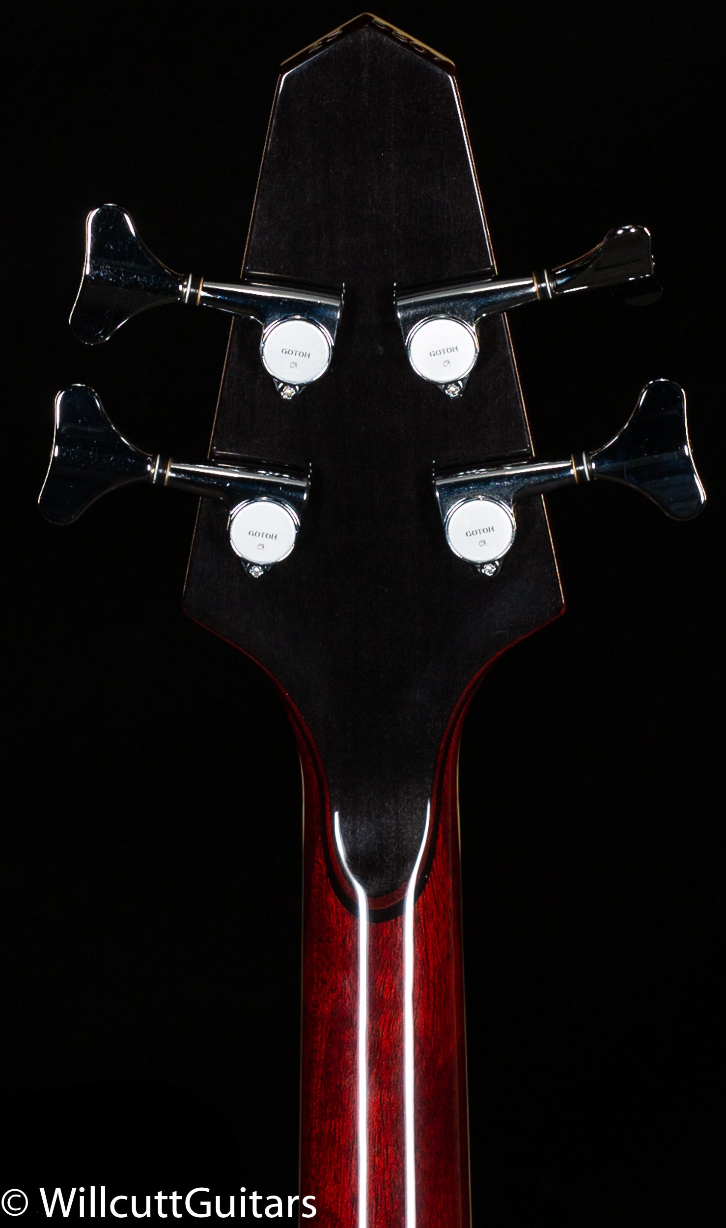 Rick Turner Model T Deluxe Bass, Zack Special 32" Scale Burgundy (807 ...
