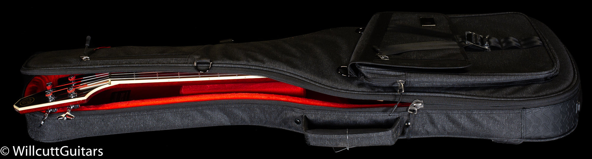 Rick Turner Model T Deluxe Bass, Zack Special 32" Scale Burgundy (807 ...