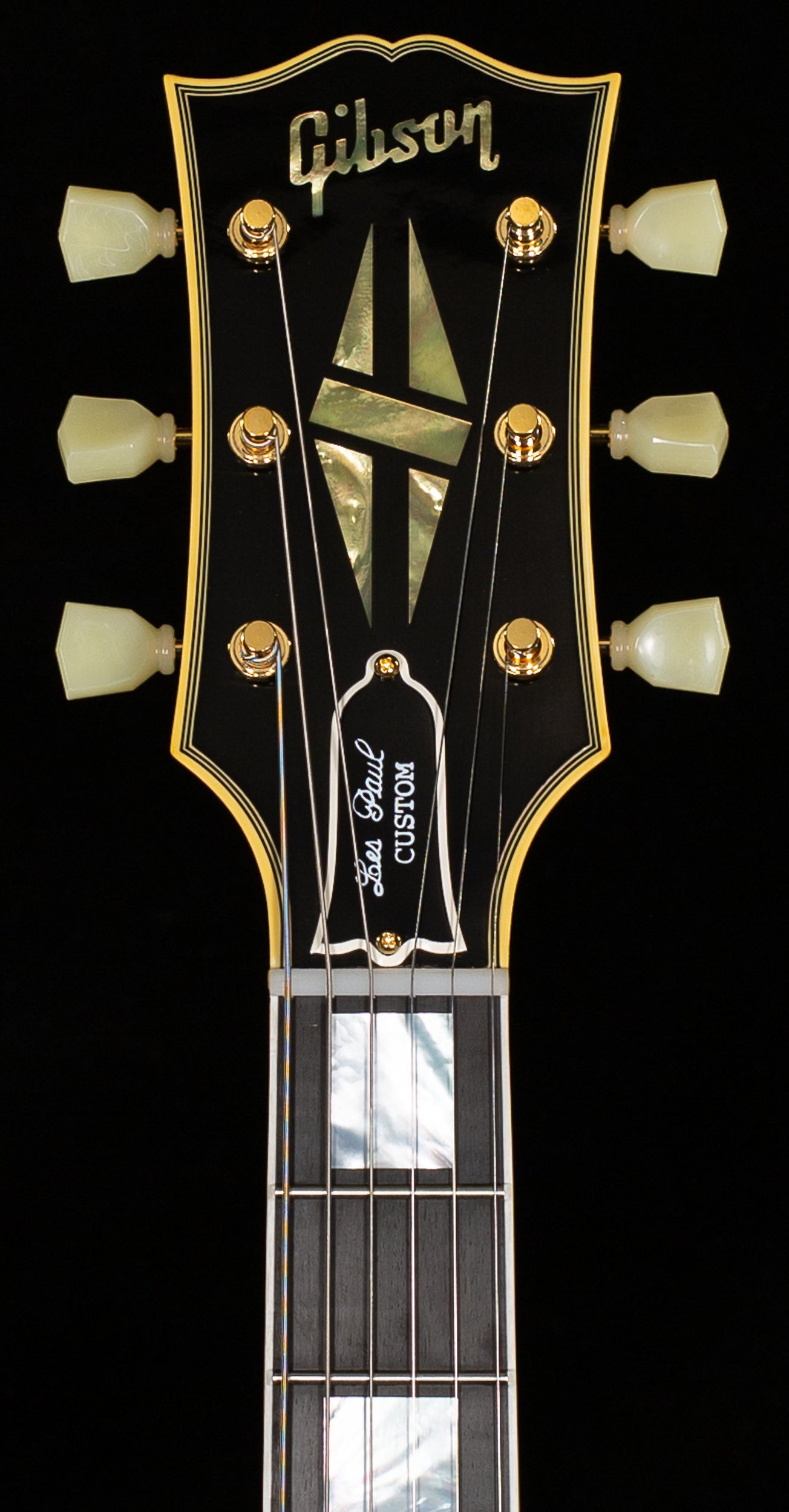 Gibson Custom Shop 1957 Les Paul Custom Reissue 3- Pickup VOS Ebony (2 ...
