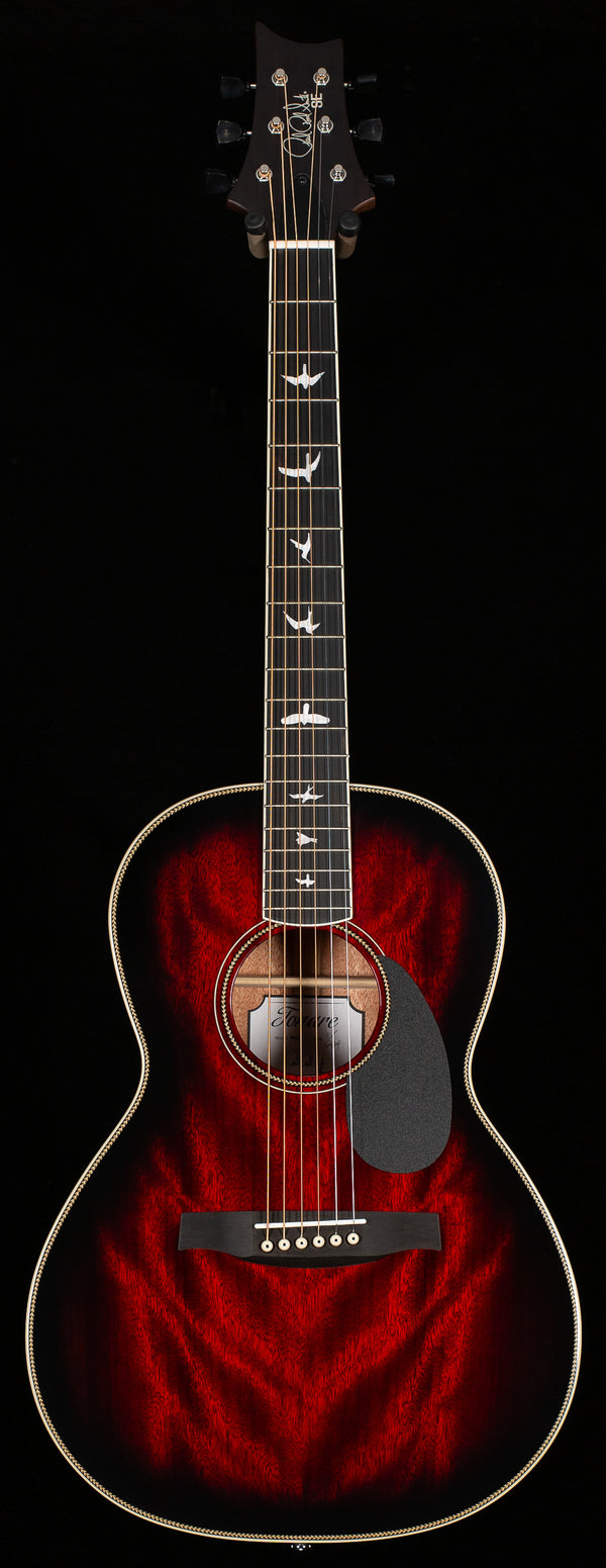 PRS SE PE20 Parlor Acoustic Fire Red Burst Gloss Top Satin Back (577 ...