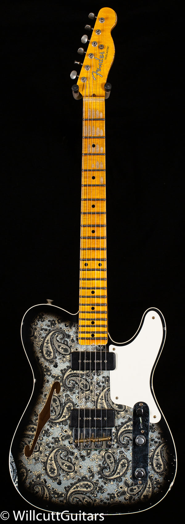 Fender Custom Shop Limited Edition Dual P90 Telecaster Relic Black Pai ...
