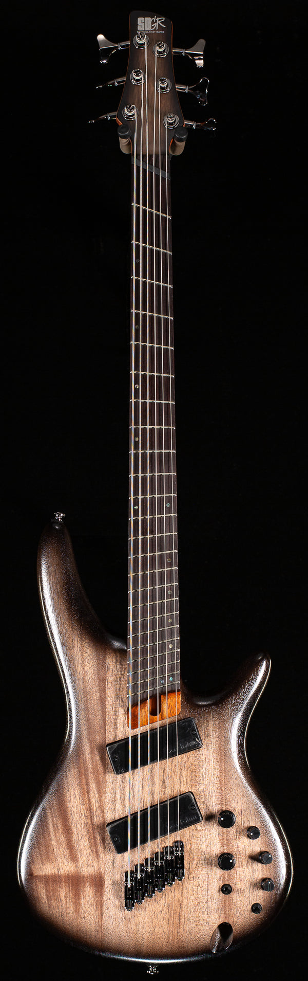 Ibanez SRC6MSBLL 6-string Multi-Scale Bass Guitar Black Stained Burst ...