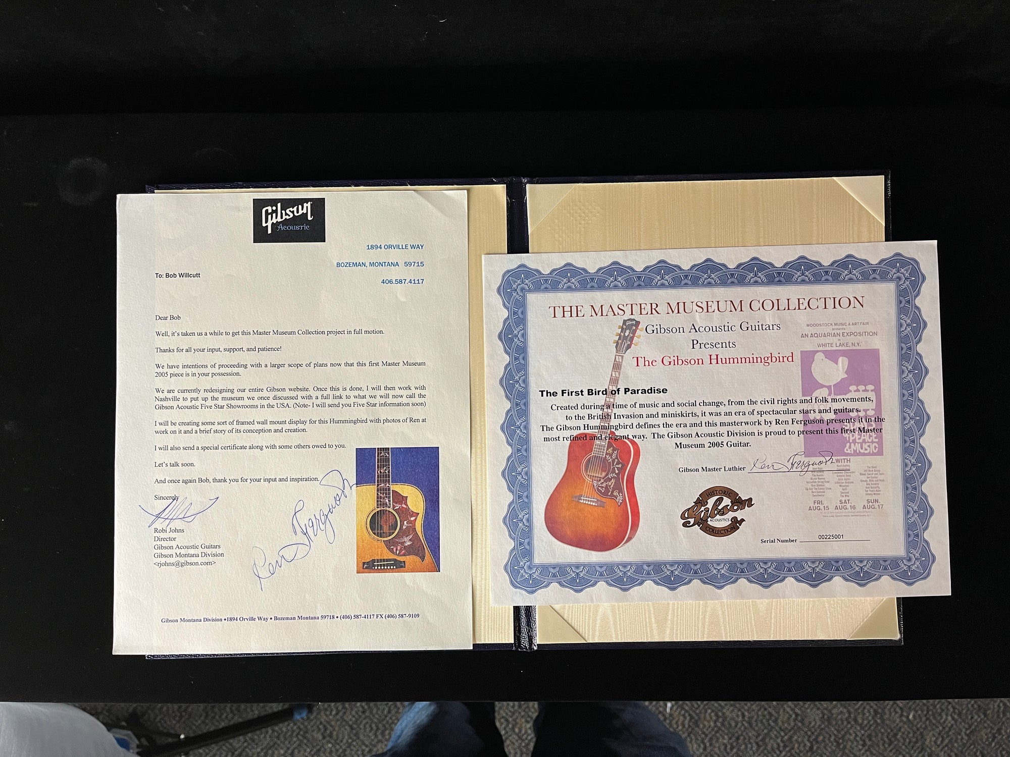 Gibson 2005 Master Museum Collection Hummingbird Supreme (001 ...