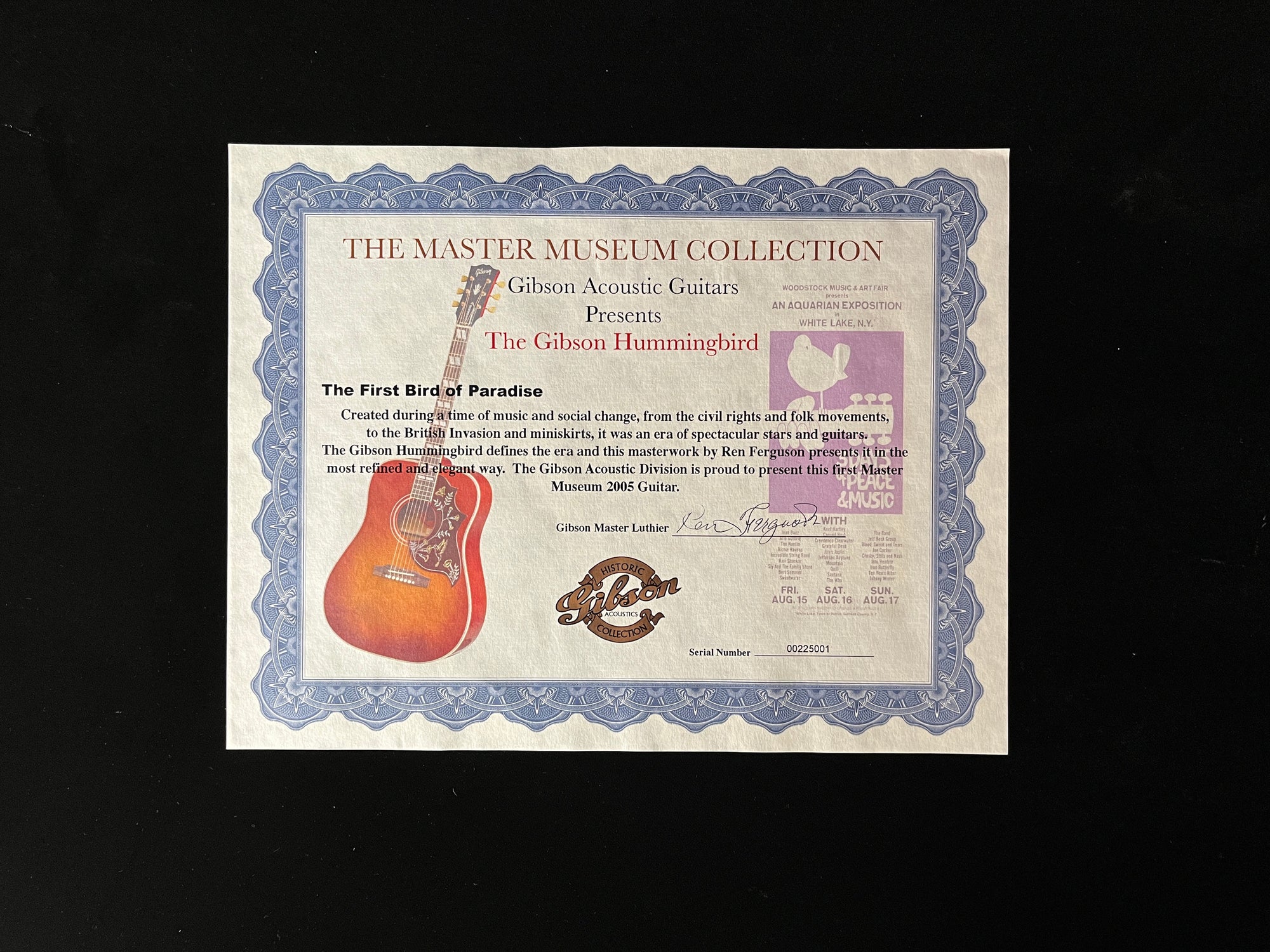 Gibson 2005 Master Museum Collection Hummingbird Supreme (001 ...