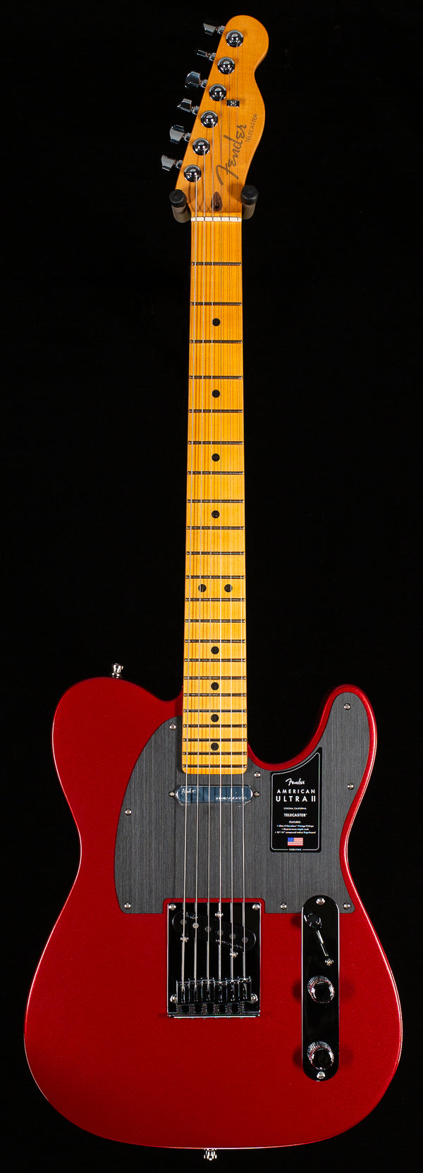 Fender American Ultra II Telecaster Maple Fingerboard Sinister Red (19 ...