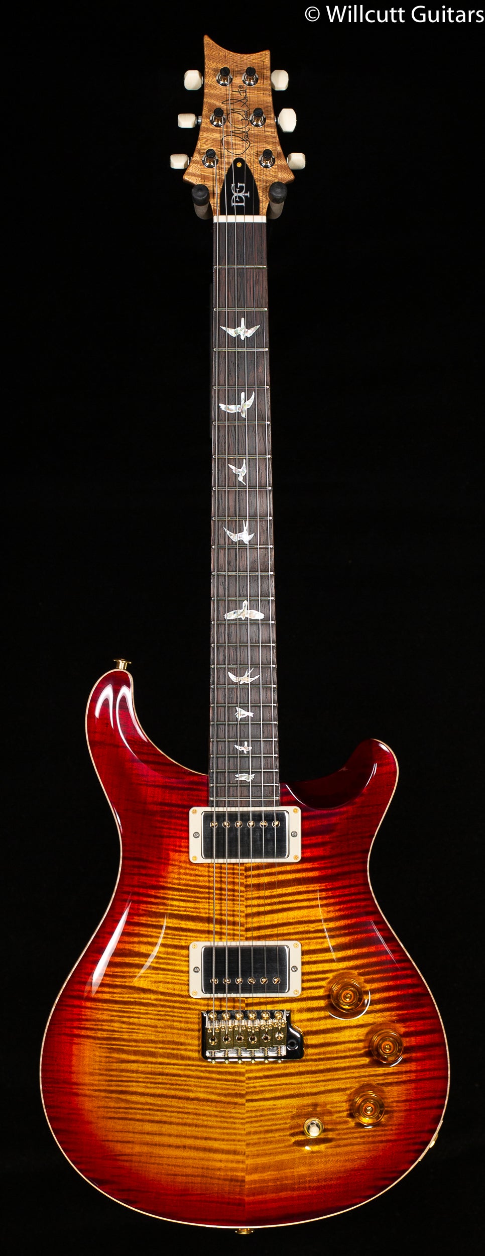PRS Wood Library DGT Dark Cherry Sunburst - Willcutt Guitars