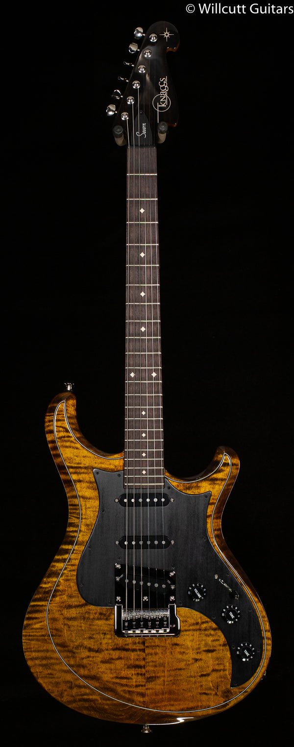 Knaggs Chesapeake Severn Trem SSS Sunflower (351) - Willcutt Guitars
