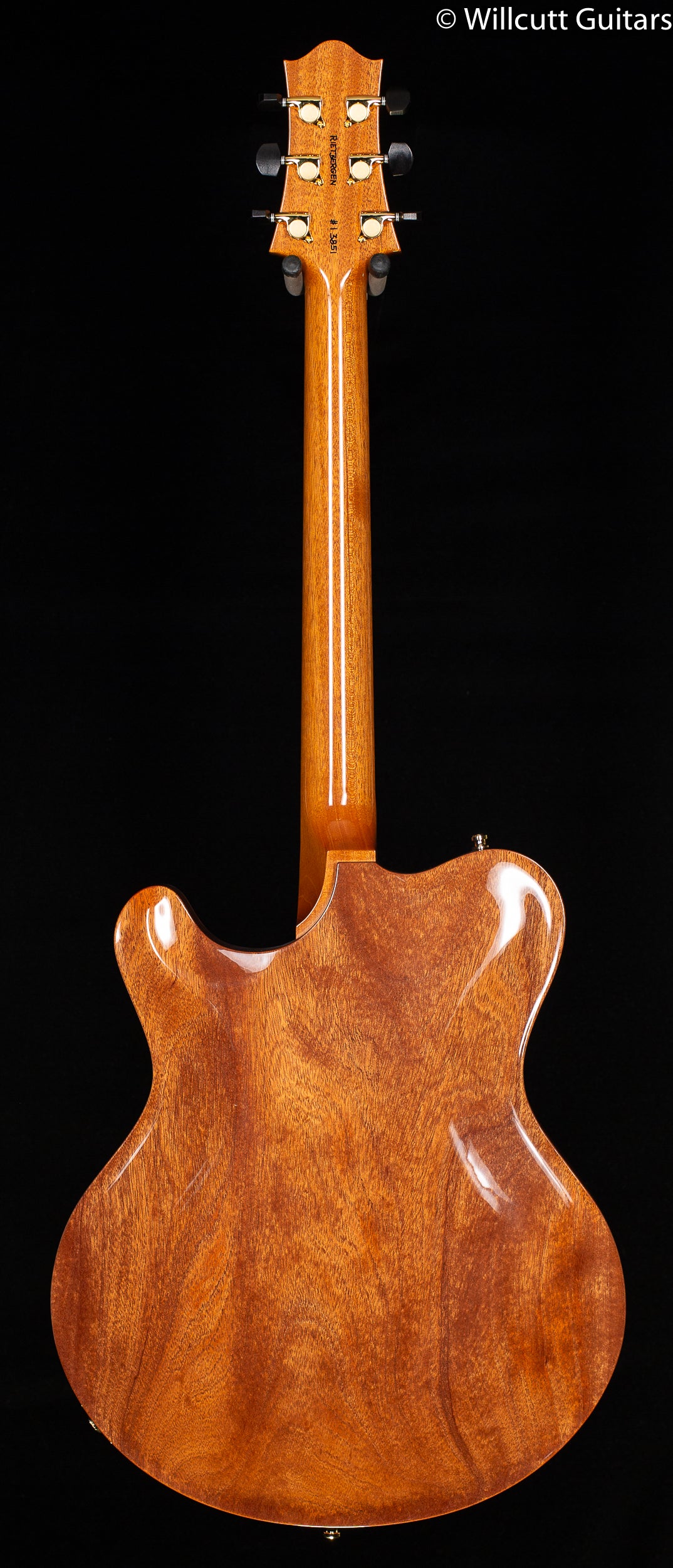 Nik Huber Rietbergen Standard Redwood Tiger Eye Burst - Willcutt Guitars