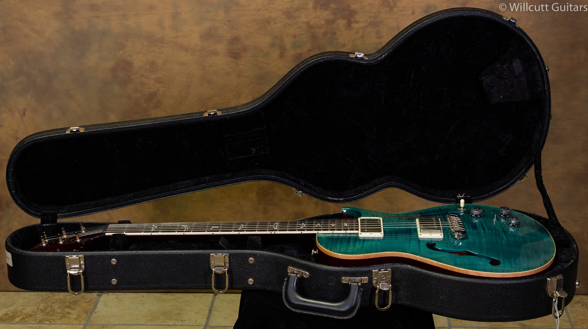 PRS Singlecut Hollowbody II Piezo Blue Matteo USED - Willcutt Guitars