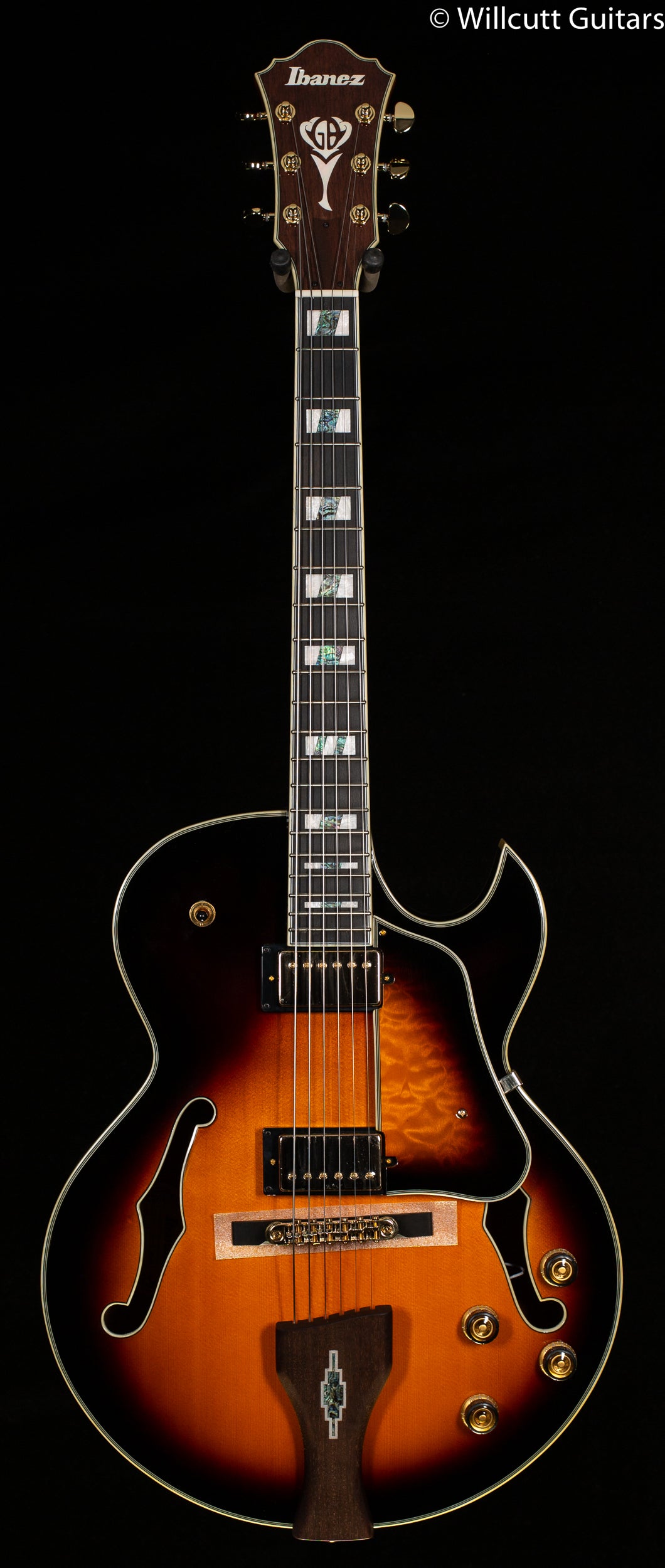 Ibanez George Benson Signature LGB30 Vintage Yellow Sunburst (630) - Willcutt Guitars