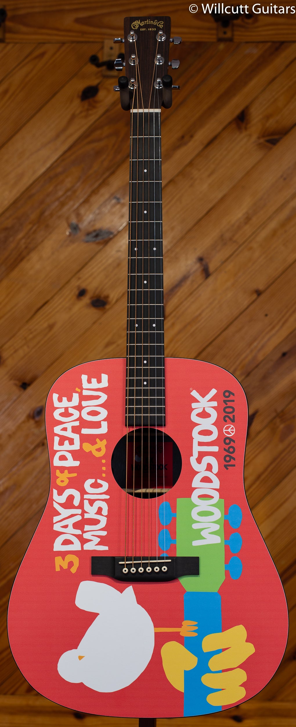 Martin Custom DX Woodstock 50th Anniversary DEMO - Willcutt Guitars