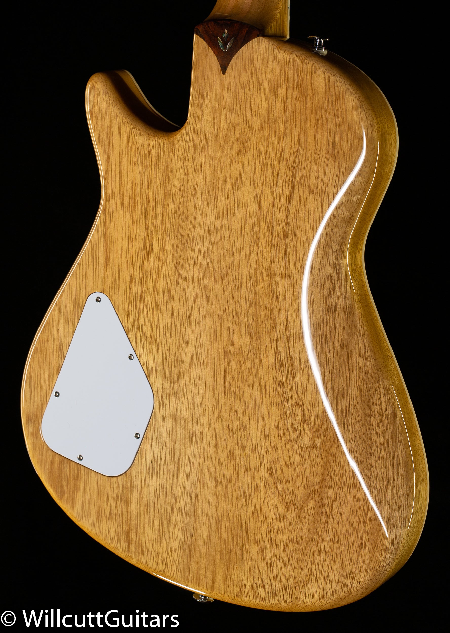 Giffin Valiant Custom Curly Redwood/White Limba - Willcutt Guitars
