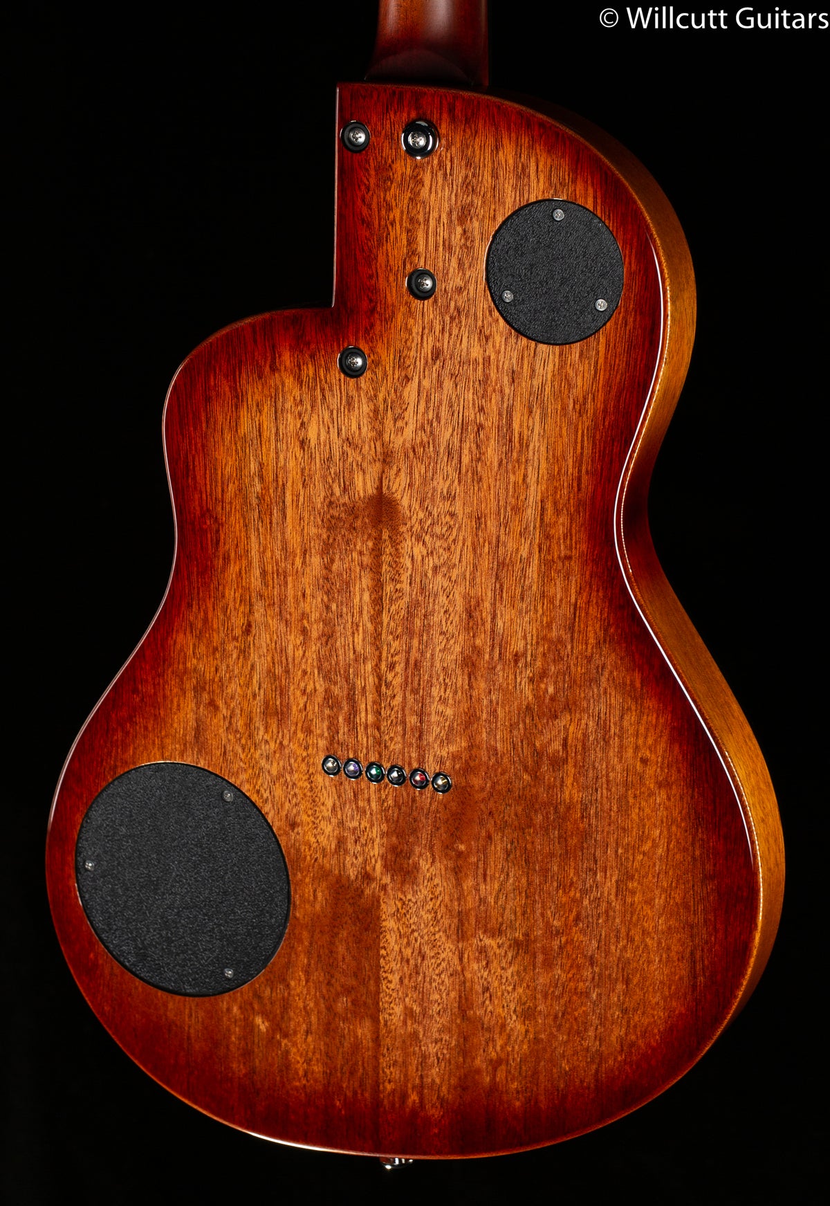 Rick Turner RS6 Standard Deuce Amplicoustic Curly Redwood Burst (669 ...