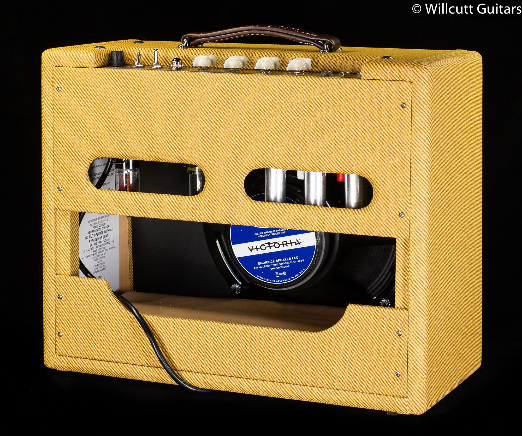 Victoria Vicky Verb Tweed 112 Combo - Willcutt Guitars