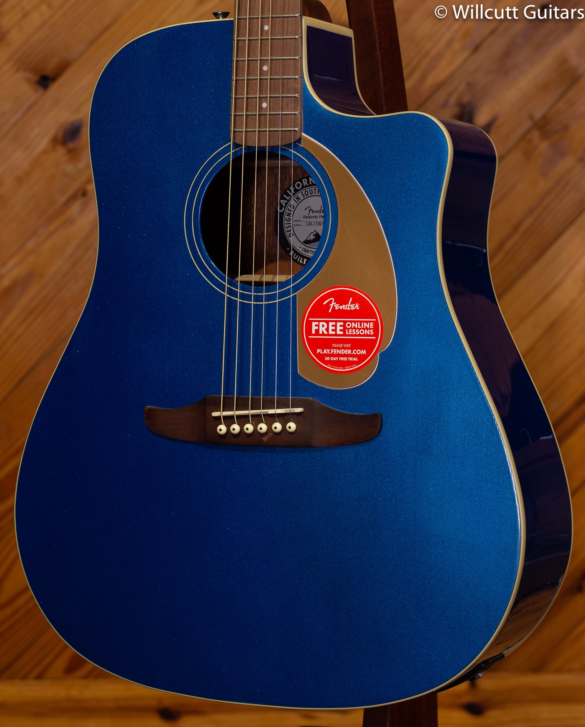 Fender Redondo Player Belmont Blue DEMO - Willcutt Guitars