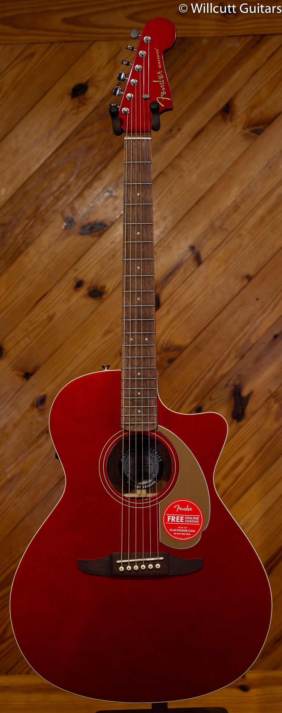 Fender Newporter Player Candy Apple Red DEMO - Willcutt Guitars