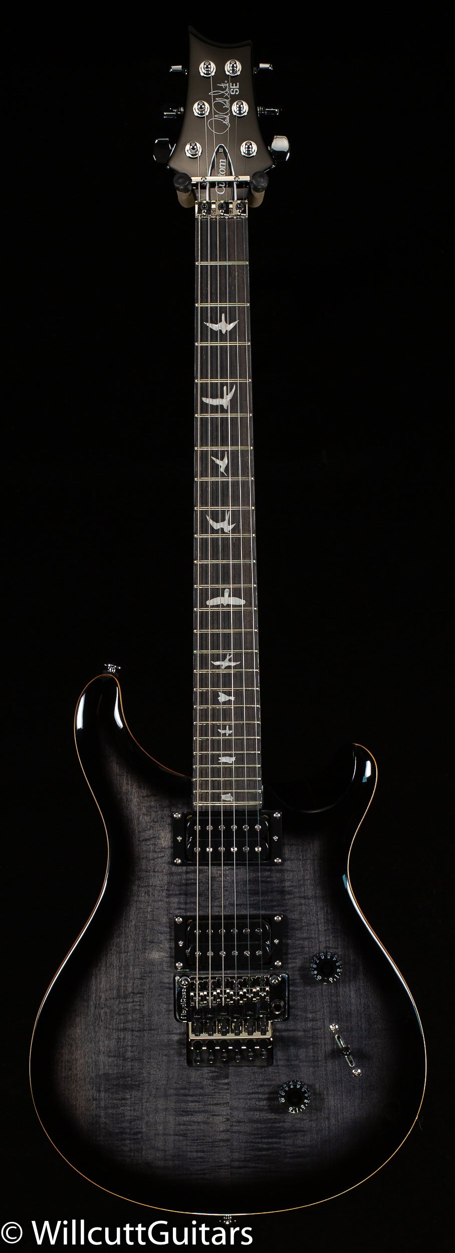 PRS SE Custom 24 "Floyd" Charcoal Burst (395) - Willcutt Guitars