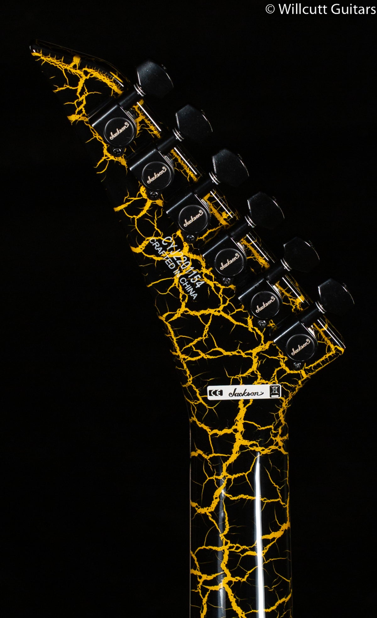 Jackson X Series Soloist SL3X DX Yellow Crackle (154) - Willcutt Guitars