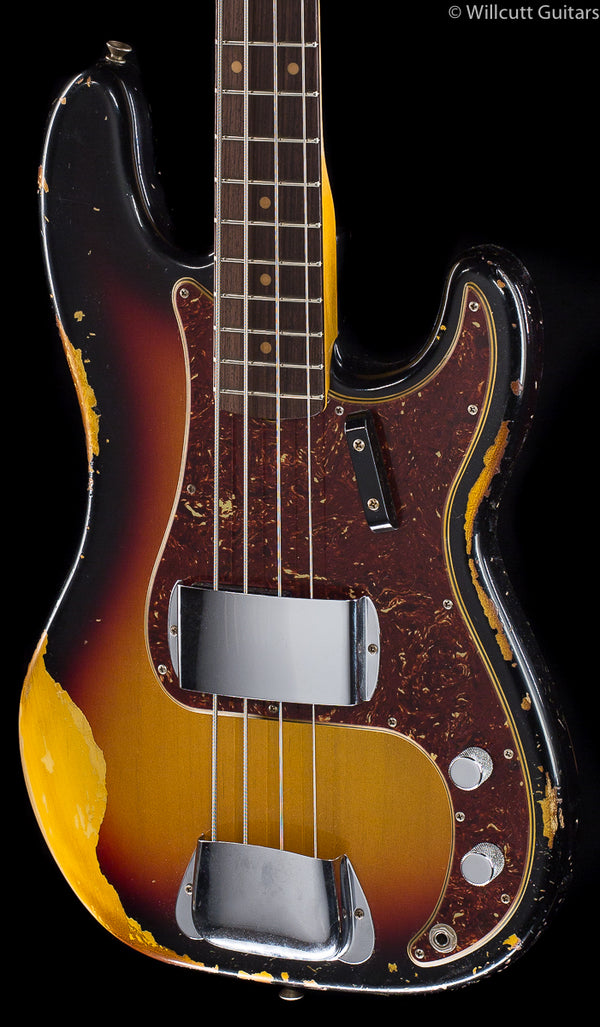 Fender Custom Shop 1960 Precision Bass® Heavy Relic® 3-Color Sunburst ...