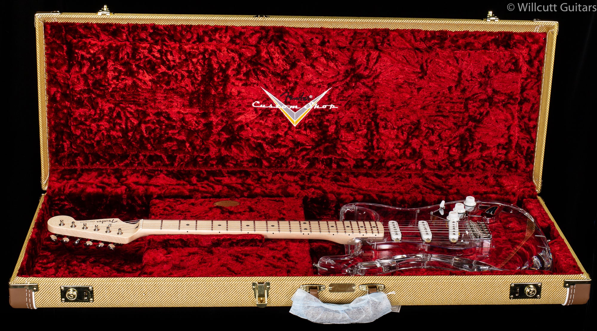 Fender Custom Shop Acrylic Stratocaster Clear Masterbuilt Scott Buehl ...