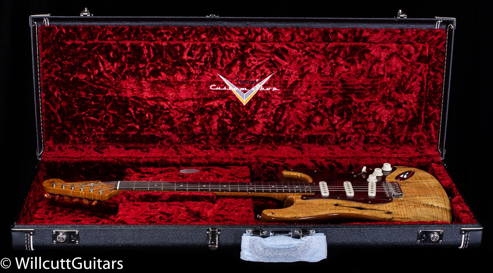 Fender Custom Shop Artisan Thinline Stratocaster Spalted Maple Roasted ...
