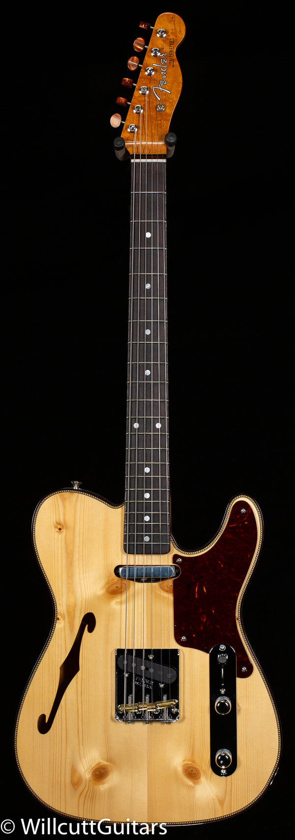 Fender Custom Shop Artisan Knotty Pine Tele Thinline AAA Rosewood Fing ...