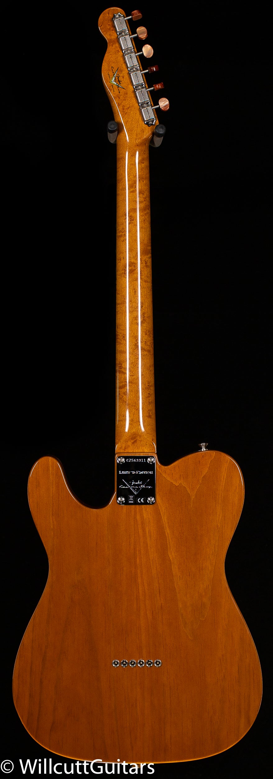 Fender Custom Shop Artisan Knotty Pine Tele Thinline AAA Rosewood Fing ...