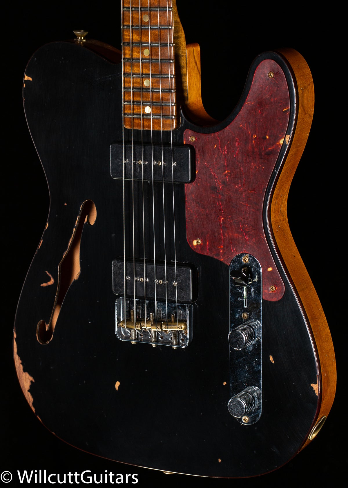 Fender Custom Shop LTD P90 Thinline Telecaster Relic Black (687 ...