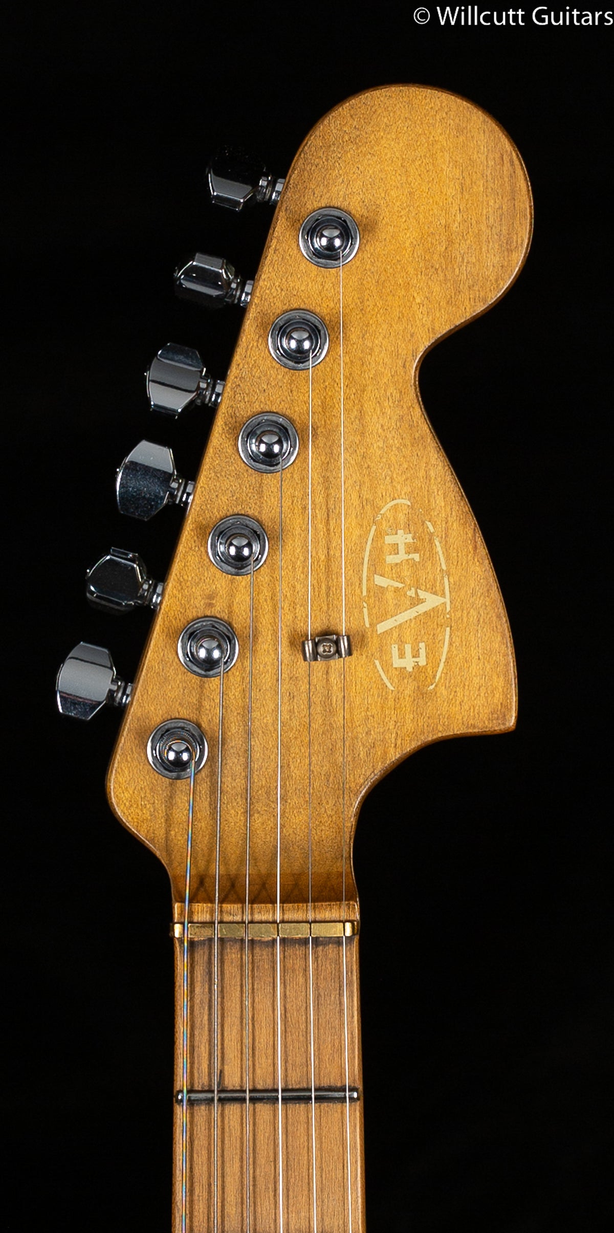 EVH Striped Series '78 Eruption White with Black Stripes Relic (719 ...