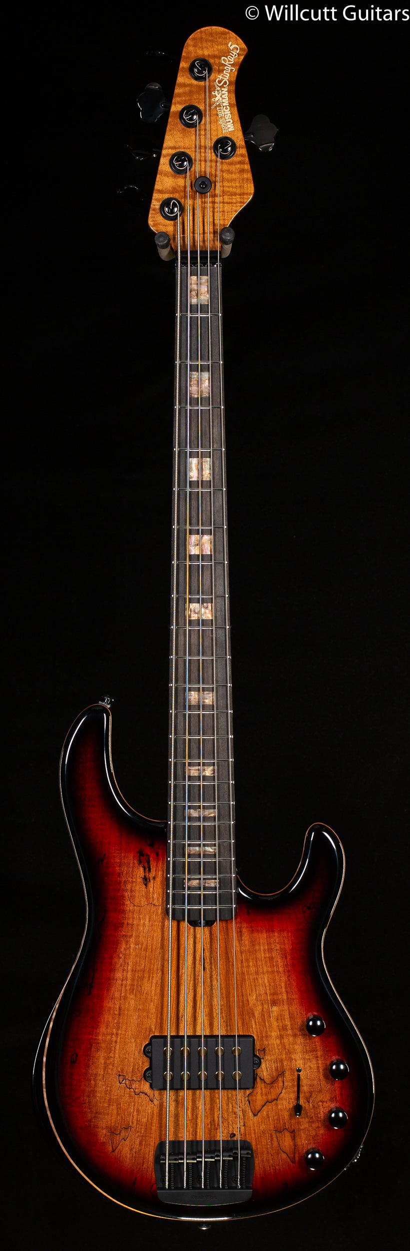 Ernie Ball Music Man StingRay 5 String Bass 35th Anniversary Spalted S ...