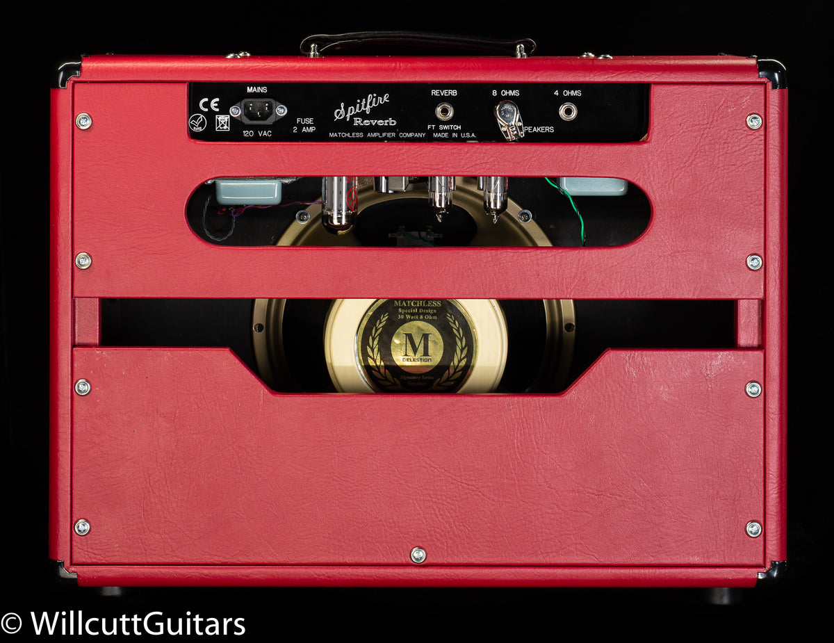 Matchless Spitfire Reverb 112 Combo, Red/Gold (773) - Willcutt Guitars