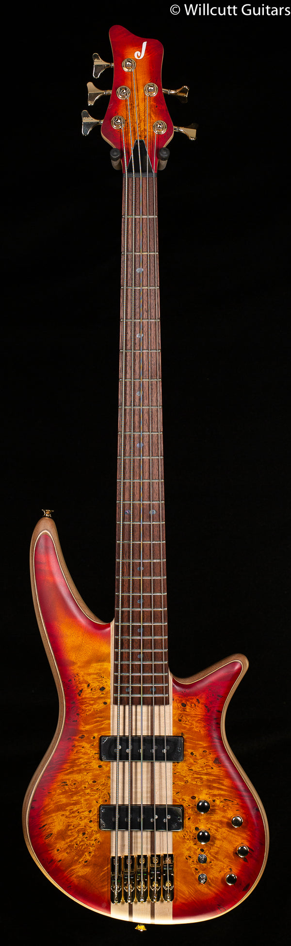 Jackson Pro Series Spectra Bass SBP V Caramelized Jatoba Fingerboard T ...