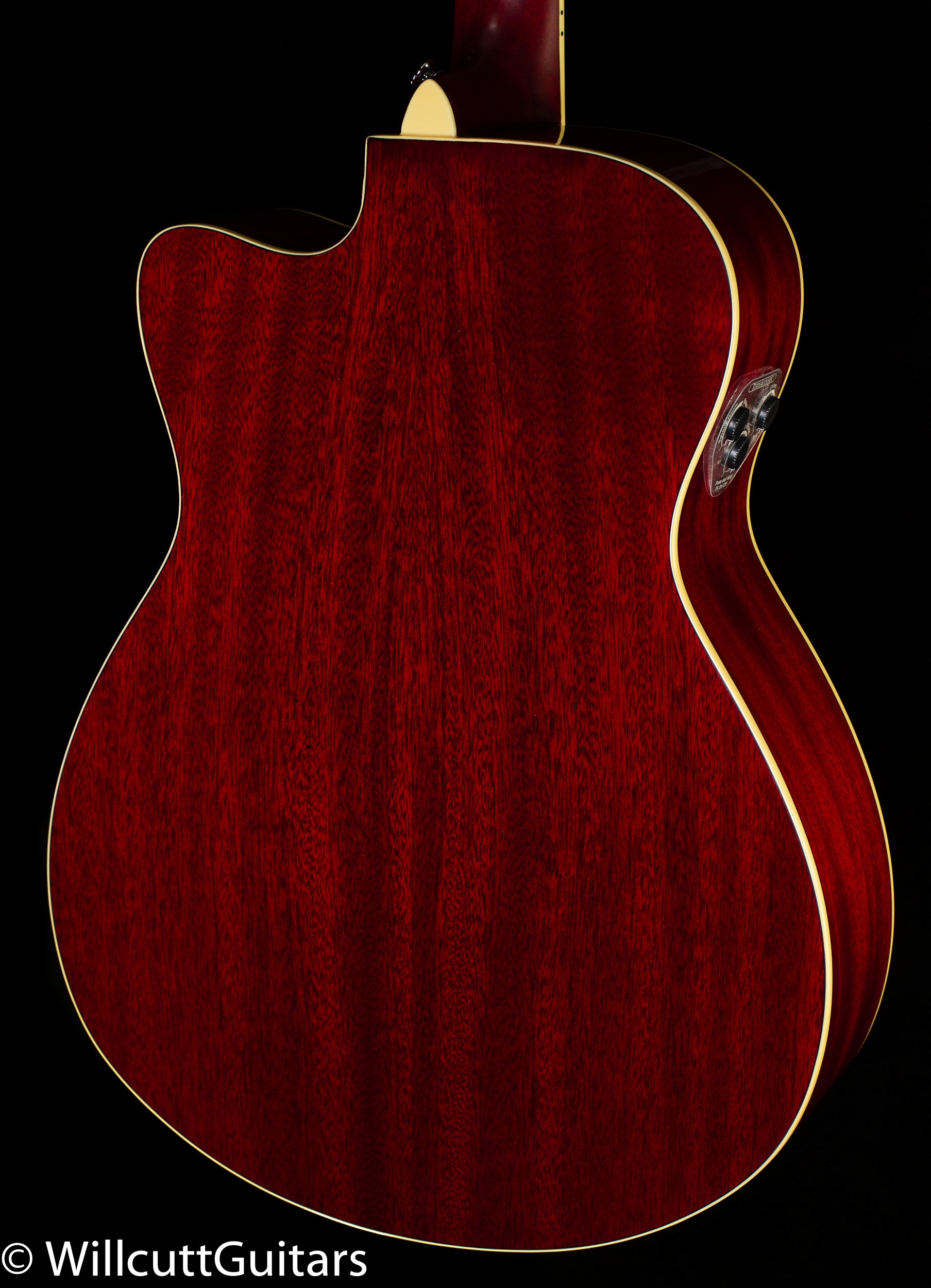 Yamaha FSC TransAcoustic Ruby Red (541) - Willcutt Guitars