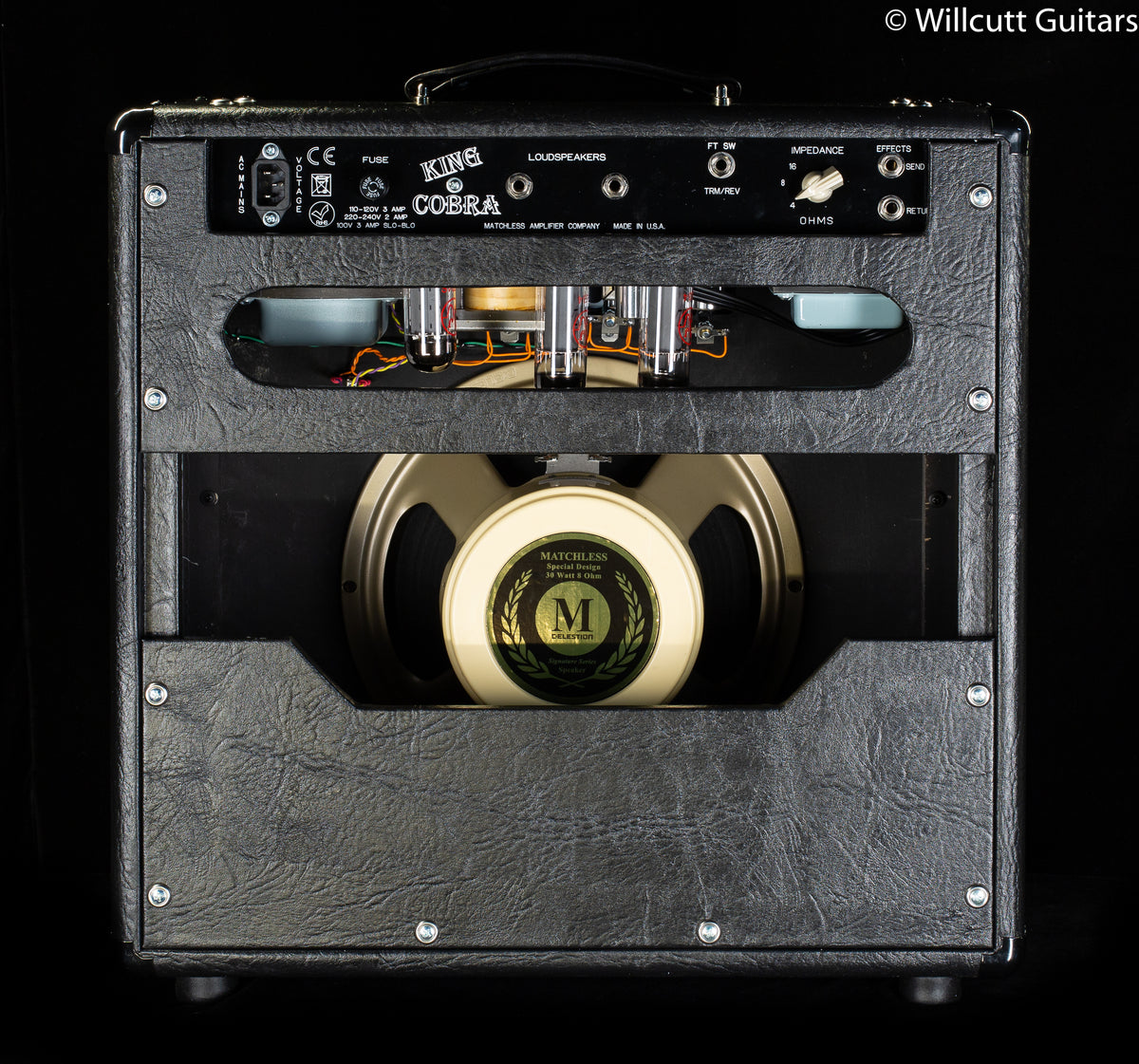 Matchless King Cobra 112 Combo Black Silver - Willcutt Guitars