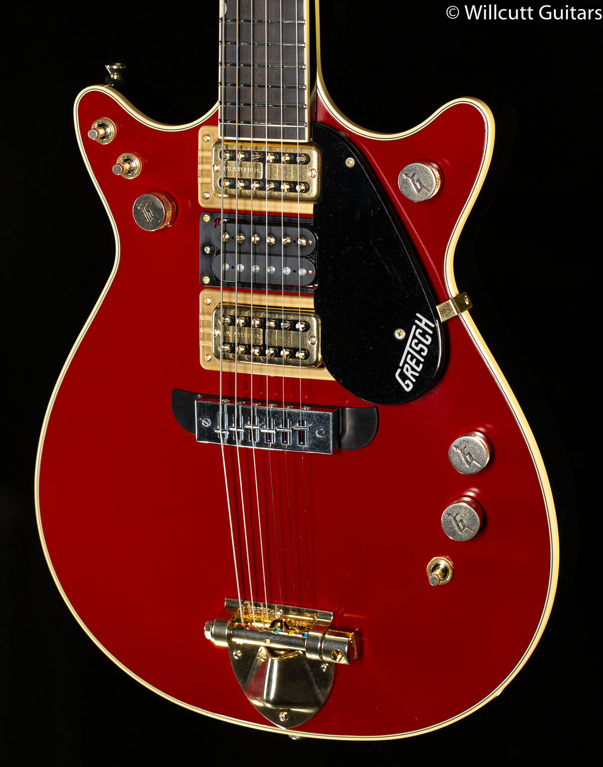 Gretsch G6131 Limited Edition Malcolm Young Signature Jet Ebony Finger ...