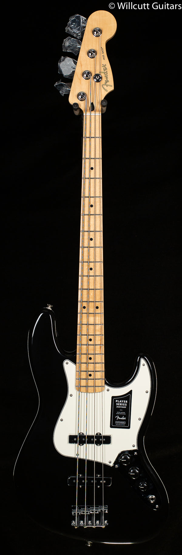Fender Player Jazz Bass, Maple Fingerboard Black (723) Bass Guitar ...