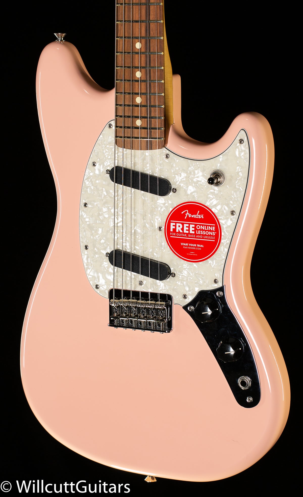 Fender Player Mustang Shell Pink (165) - Willcutt Guitars