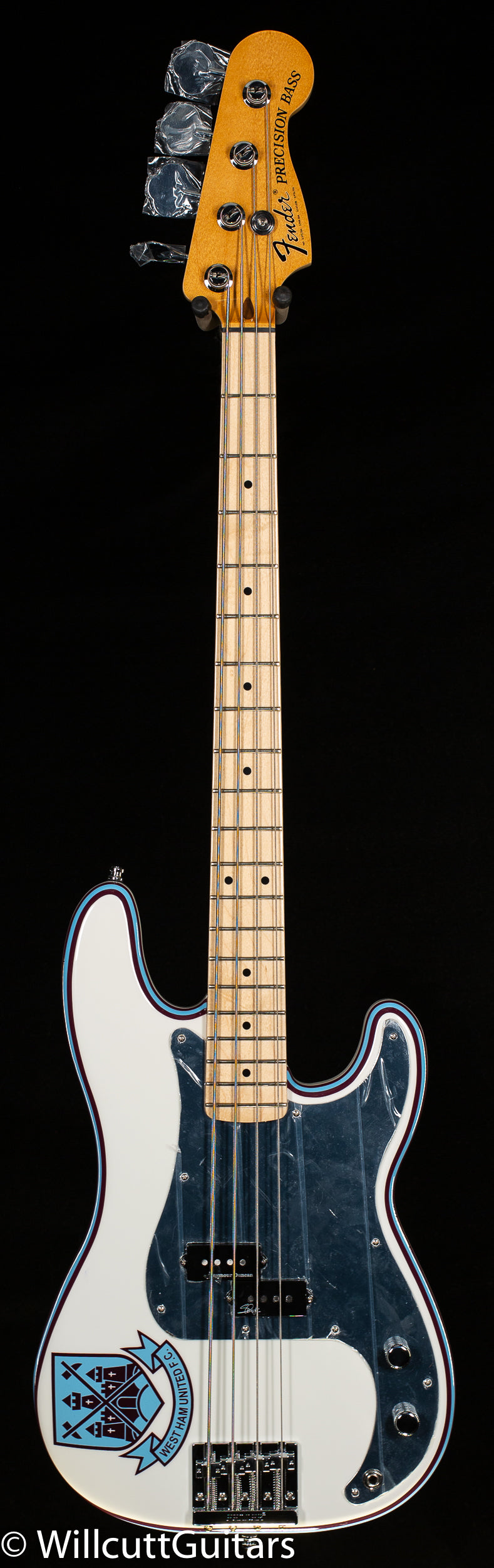 Fender Steve Harris Precision Bass Maple Fingerboard Olympic White (22 ...