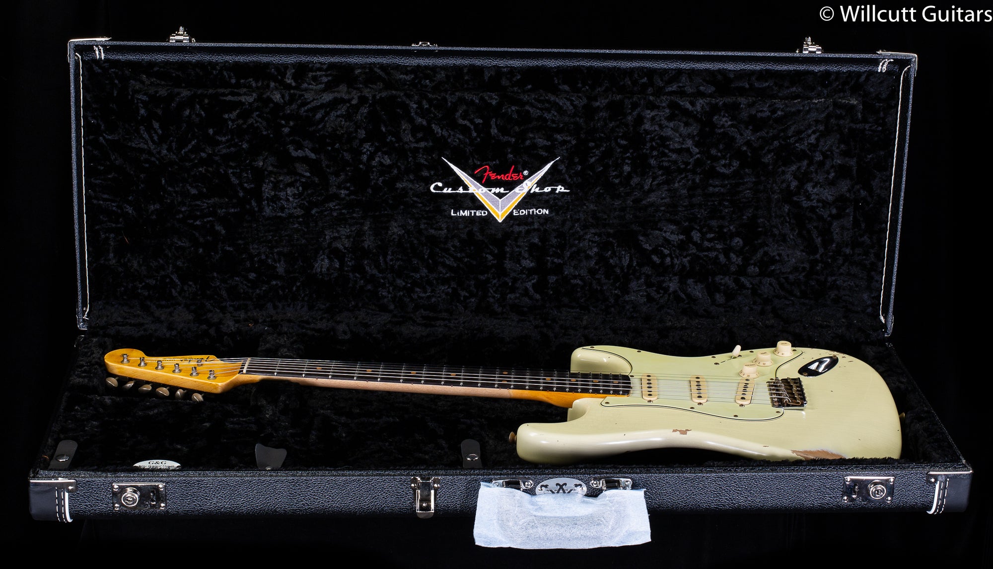 Fender Custom Shop "The 63" 1963 Stratocaster Relic Vintage White 65 C ...