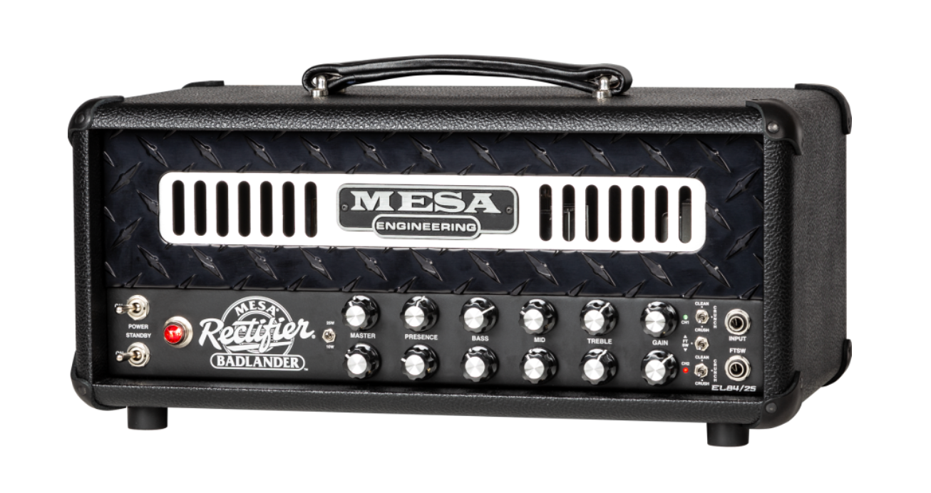 Mesa Boogie Badlander 25 Head Black Bronco Black Diamond Plate ...