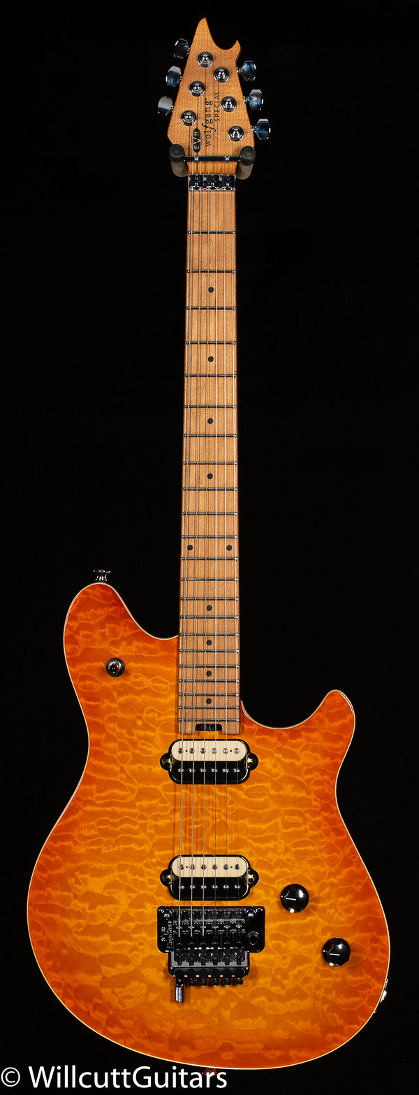 EVH Wolfgang Special QM Baked Maple Fingerboard Solar (399) - Willcutt ...