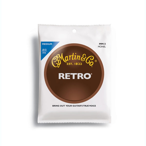 Martin Retro Acoustic Guitar Strings -.013-.056 Medium - Willcutt Guitars